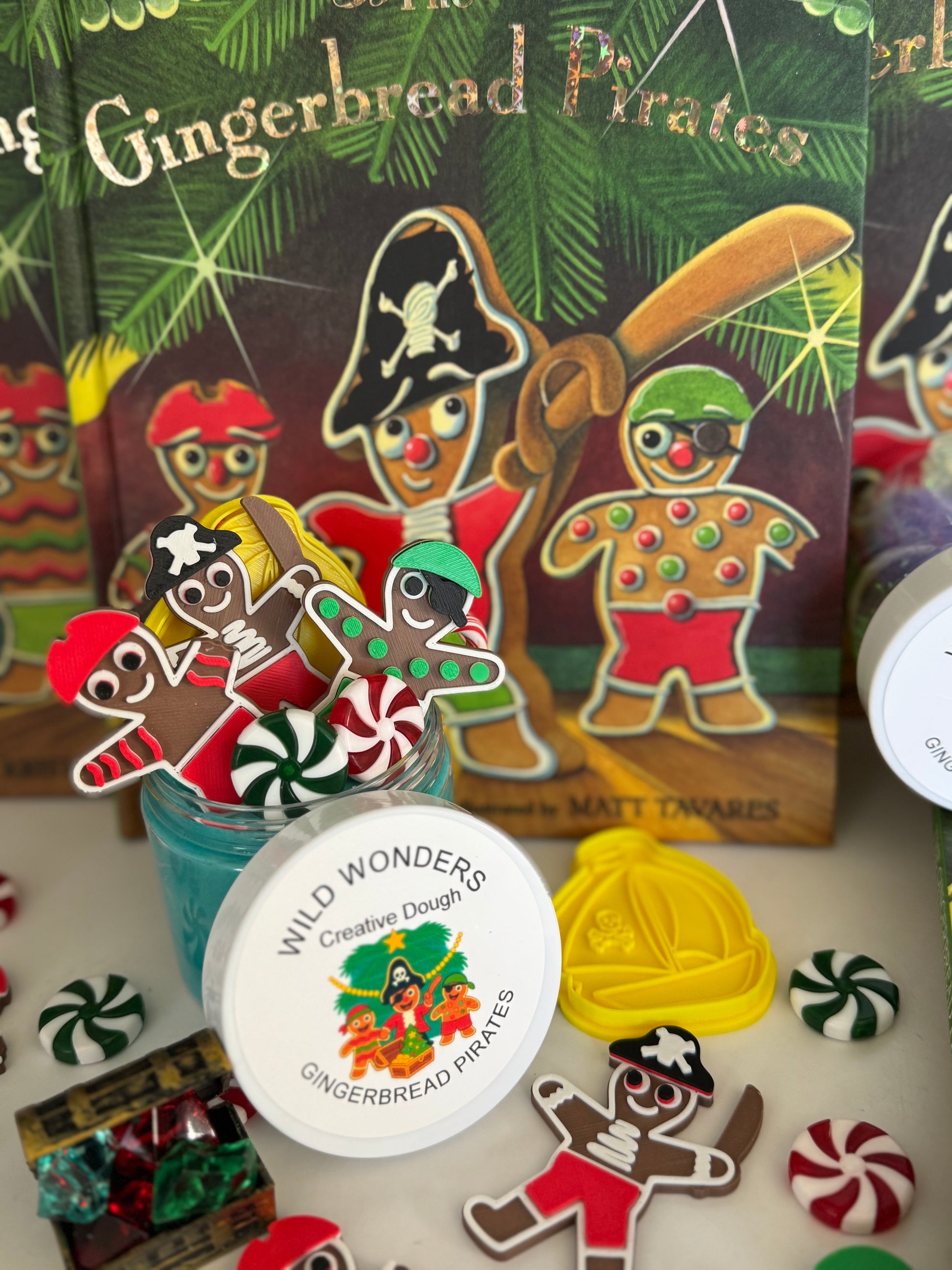 The Gingerbread Pirates Kit Only – Wild Wonders Creative Dough