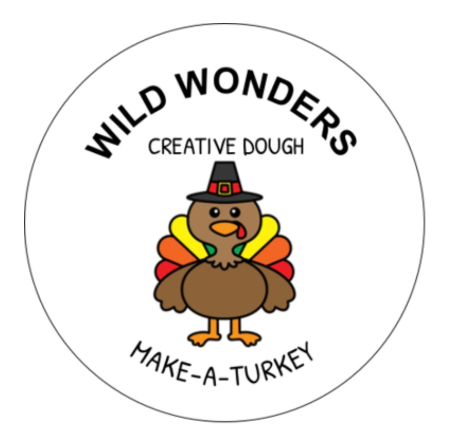Make A Turkey Mini Thanksgiving Kit – Wild Wonders Creative Dough